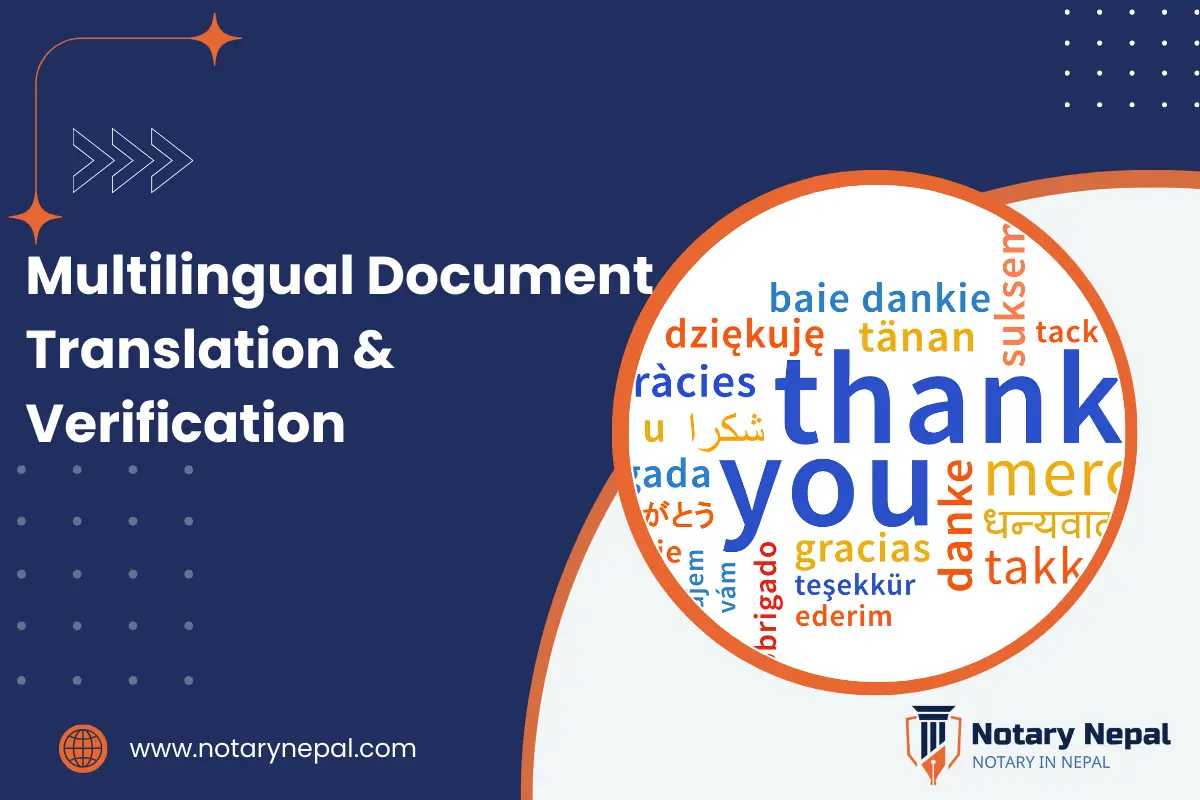 Multilingual Document Translation Services | Notary Nepal